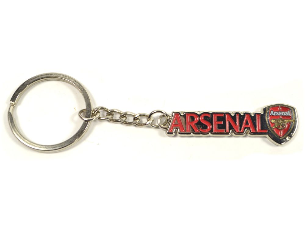 Arsenal FC Text Keyring